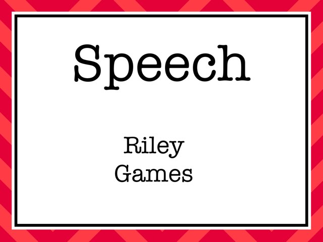 Riley Games Speech Game Free Games online for kids in Nursery by Emma ...