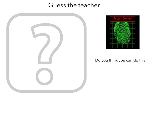 Guess The Teacher Free Games online for kids in Nursery by Kalu Ly