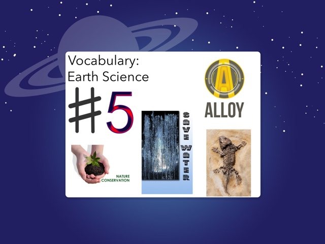 Earth Science Vocabulary # 5 Free Activities online for kids in 6th ...