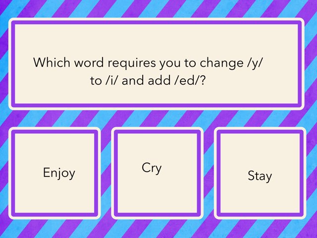 Change y To I And Add Ed Free Activities online for kids in 2nd grade ...
