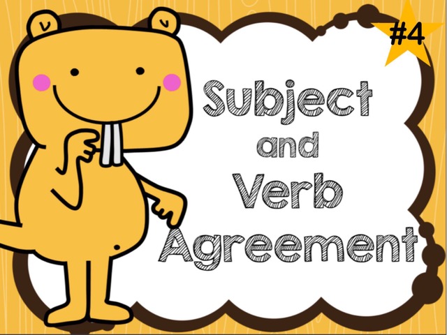 Subject & Verb Agreement - Game #4 Free Activities online for kids in ...