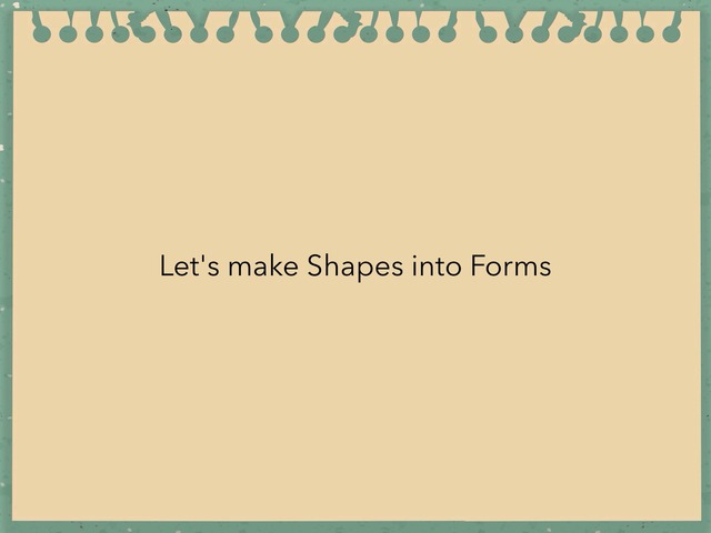 Shapes To Forms Free Games online for kids in Pre-K by Mar Zar