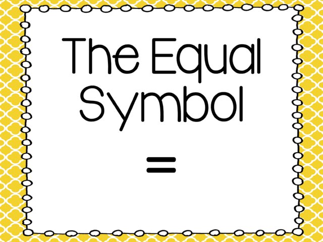 Equivalent Sign Math