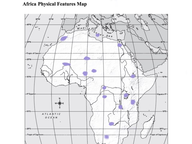 Africa Physical Features Free Games online for kids in Nursery by ...