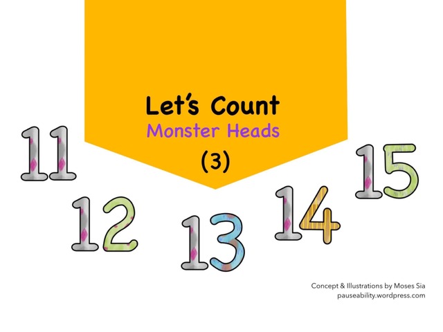 TinyTap | Count Monster Heads (3) | Math