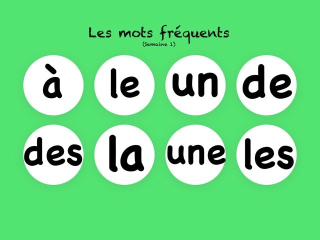 Les mots fréquents Free Activities online for kids in 1st grade by ...