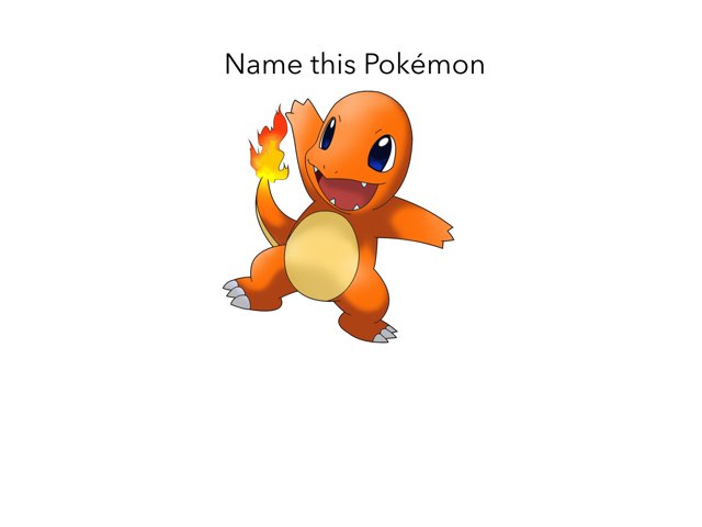 Find Pokémon names Free Games online for kids in Nursery by Tyler Shen