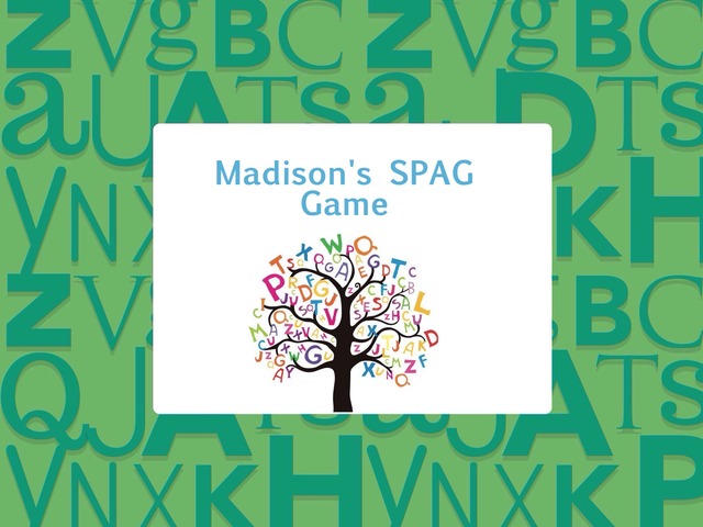Madison's SPAG Game Free Activities online for kids in 4th grade by St ...