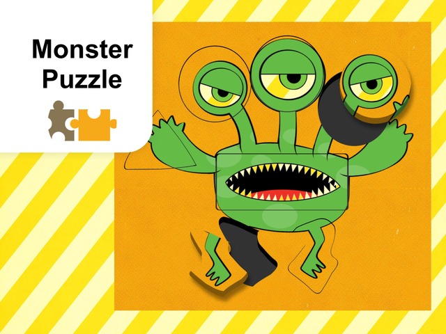 Monster Puzzle Free Games online for kids in Nursery by Mr. Puzzlez