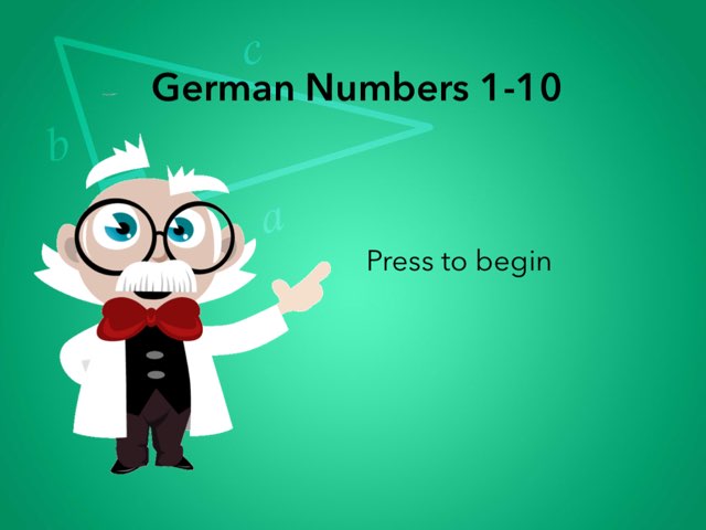 German Numbers 1-10 Free Games | Activities | Puzzles | Online for kids ...
