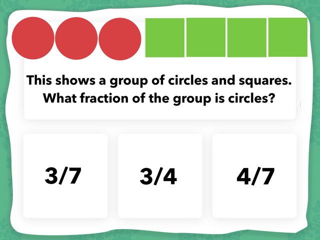 Fraction Of A Group - Practice # 1 Free Activities online for kids in ...