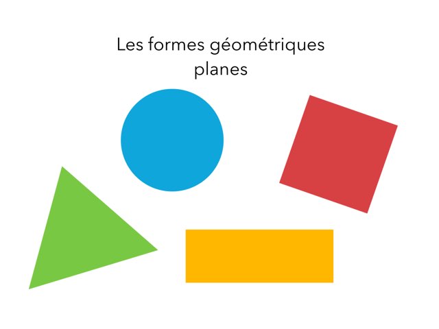 Les Formes Planes Niveau 1 Free Games online for kids in Nursery by ...