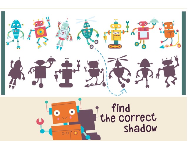 Math | Robot Shadows | TinyTap