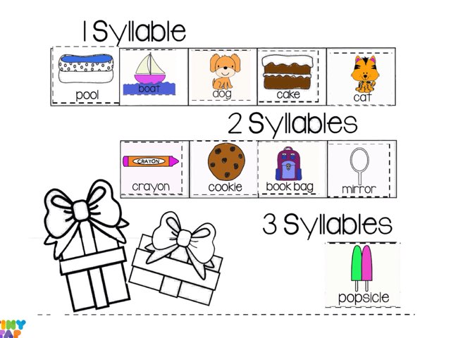 Syllable count Free Games online for kids in Nursery by Kerry Villalba