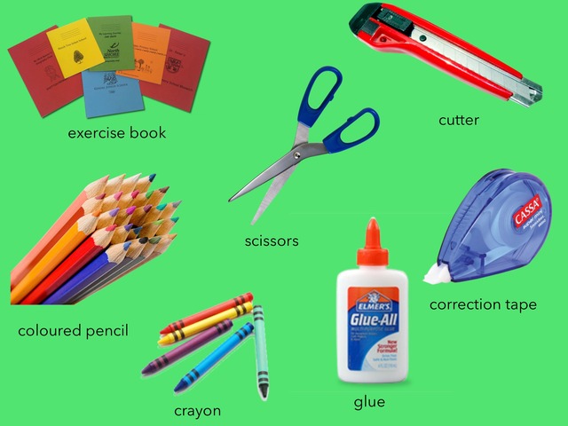 Stationery Free Activities online for kids in 1st grade by 碧老師 呂