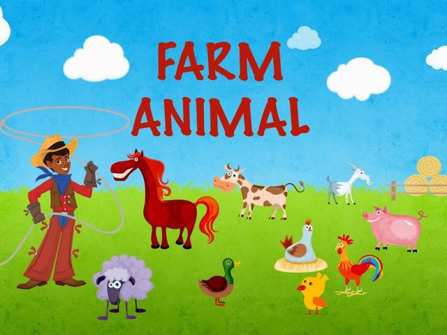 The Farm Animals Free Games online for kids in Nursery by Sadil Mutawakkil