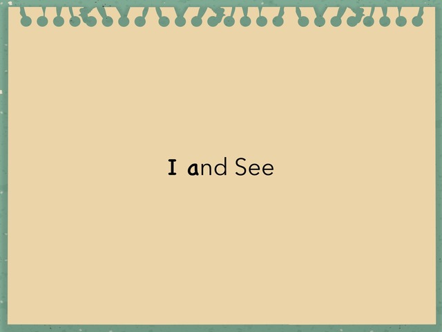 I and See Free Games online for kids in Pre-K by Jenny Lehman