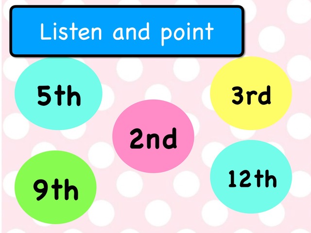 Ordinal Numbers | Math Games | TinyTap
