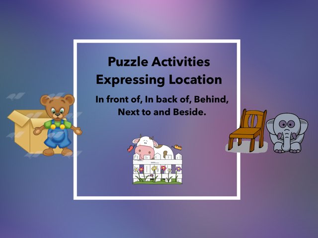 Expressing Location: In Front Of, In Back Of/Behind, Next To/Neside ...