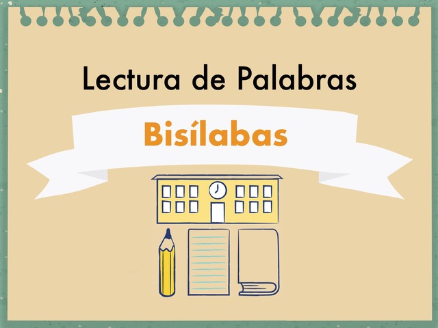Lectura Palabras Bisílabas Juegos online gratis para niños en el jardín ...
