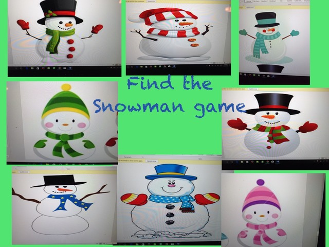 Find The Snowman Game Free Games | Activities | Puzzles | Online for ...