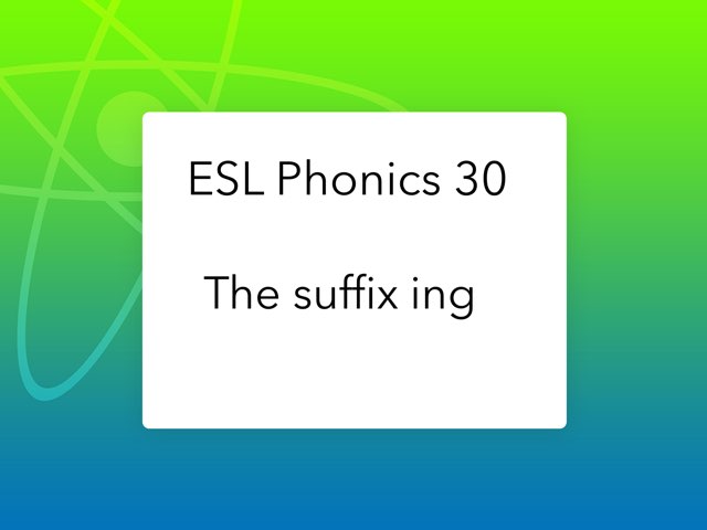 Language Studies (Native) | Phonics | ESL Phonics 30 | Online ...