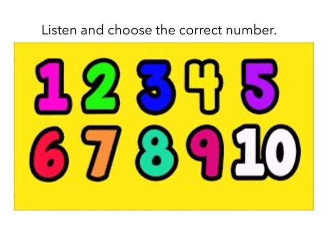 Welsh Numbers Free Games online for kids in Nursery by Bethan Thomas
