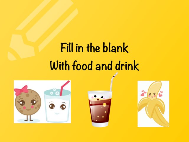 FIB Food And Drink Free Games online for kids in Nursery by Bella Gomez