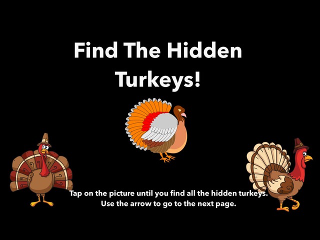 Find The Hidden Turkeys Free Games | Activities | Puzzles | Online for ...