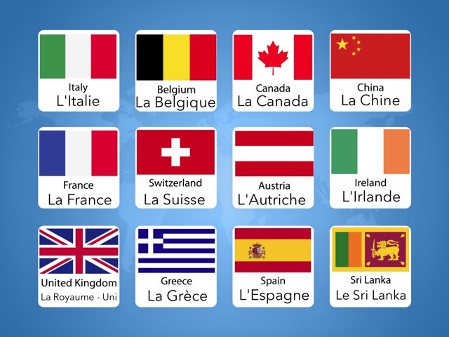 French Countries With Wallerby And Cow. Free Activities online for kids ...