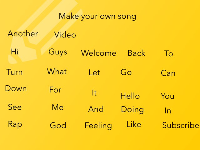 Click And Sing Free Games online for kids in Nursery by Taylor Jean