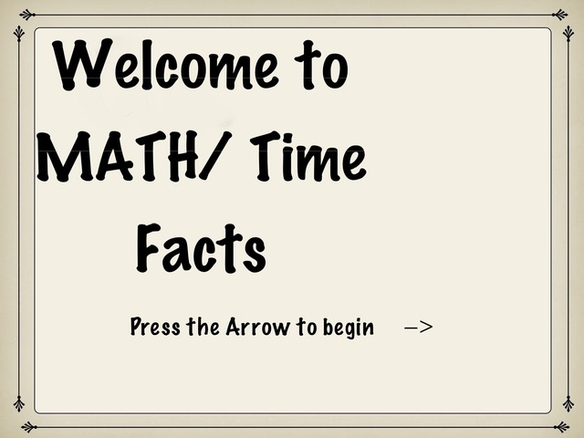 Math/ Time Facts Free Games online for kids in Pre-K by Aubrey Crish