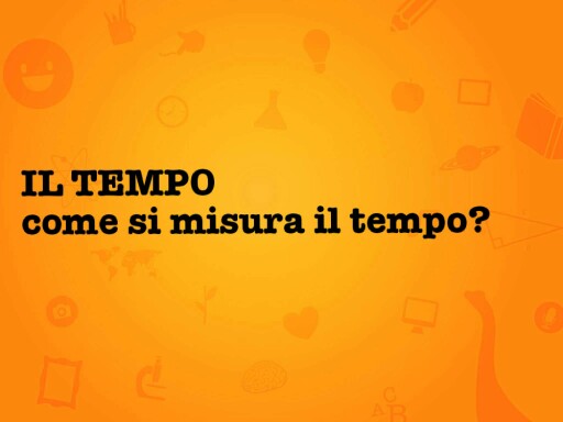 il tempo Free Activities online for kids in Kindergarten by Stefania Fedele