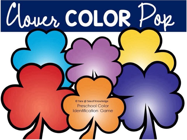 Clover Color Pop Free Games online for kids in Nursery by Yara Habanbou