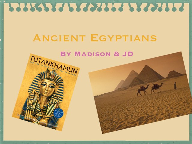 Egyptians By Maddie And Jess Free Activities online for kids in 4th ...