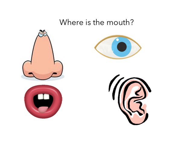 Face Parts Free Games online for kids in Nursery by America Hernandez