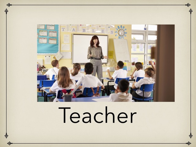 Community Helpers Teacher