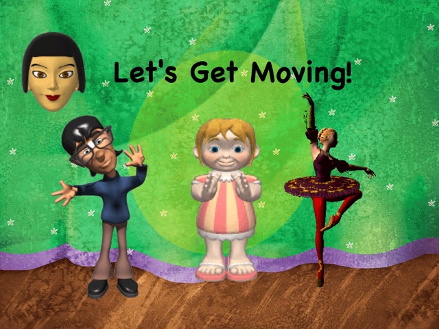 Lets Get Moving Free Games online for kids in Nursery by Ellen Weber
