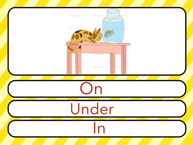 Prepositions Free Games online for kids in Nursery by Duchess Tarcia
