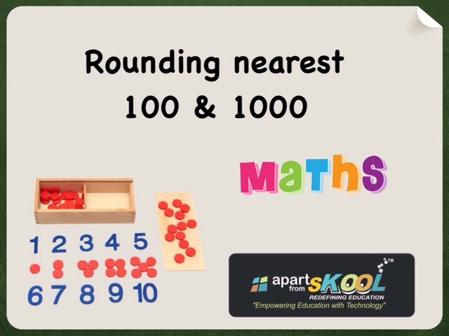 Rounding Nearest To 100 And 1000 Free Activities online for kids in 2nd ...