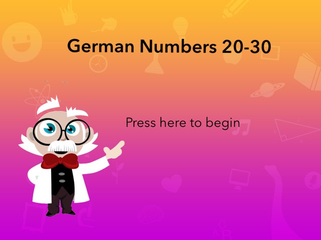 TinyTap | German Numbers 20-30 | Math