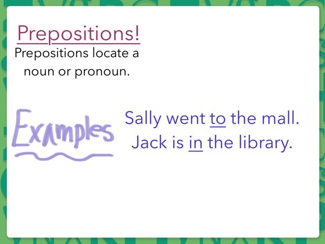 Prepositions Free Activities online for kids in 4th grade by Ice Cream ...