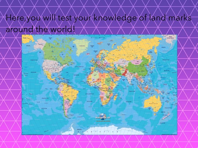 4 Questions Of Land Marks Around The Wold Free Activities online for ...