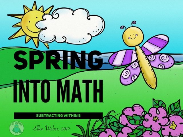 Spring Into Math - Subtracting Within 5 | Game | TinyTap