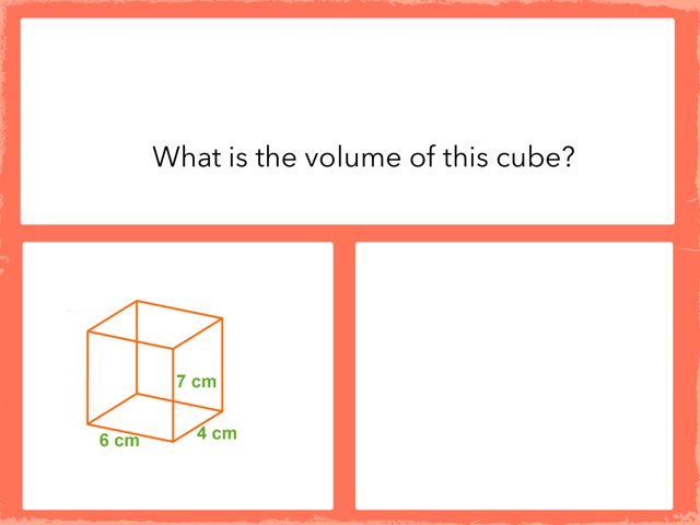 Volume Free Activities online for kids in 7th grade by Kayla Donahue