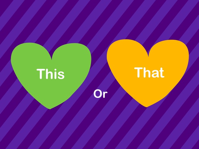 This or That Free Activities online for kids in Kindergarten by Maleah ...