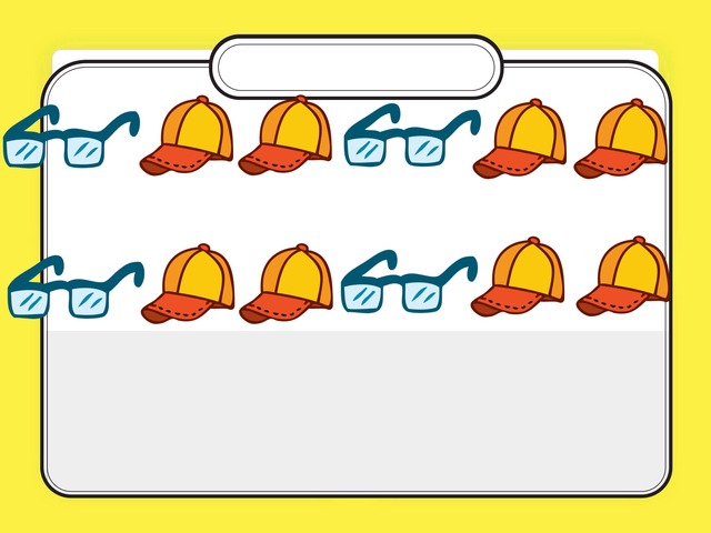 Copy Patterns ABB Free Games online for kids in Pre-K by Sherry Lawson