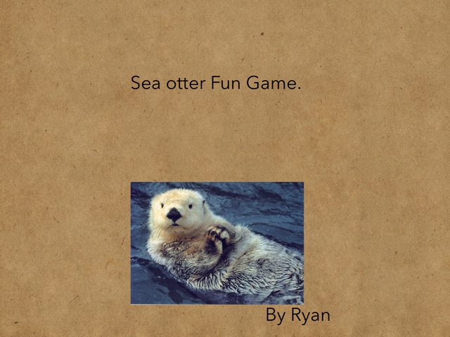 Sea Otter By Ryan Free Activities online for kids in Kindergarten by ...