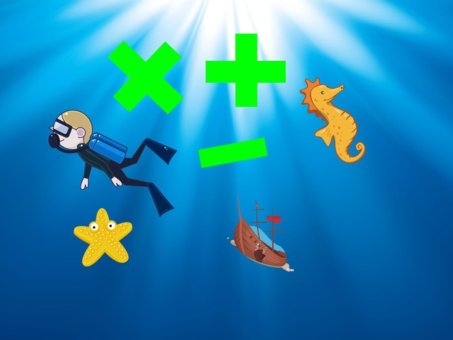 Deep Sea Math Free Games online for kids in Nursery by Carsten Kroon