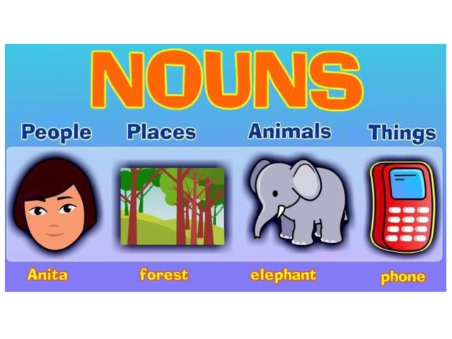 Nouns And Verbs Free Games online for kids in Nursery by Jillian Hershey